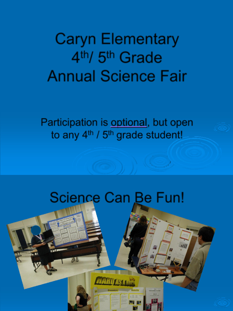 Science Fair Traditional Project | PDF