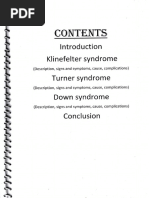 Genetic Disorders: Down, Turner, Klinefelter | PDF | Down Syndrome ...