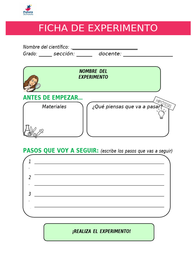 FICHA DE EXPERIMENTO | PDF