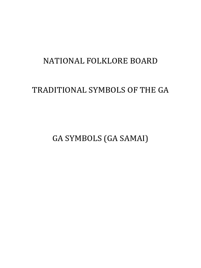 Ga Symbols | PDF