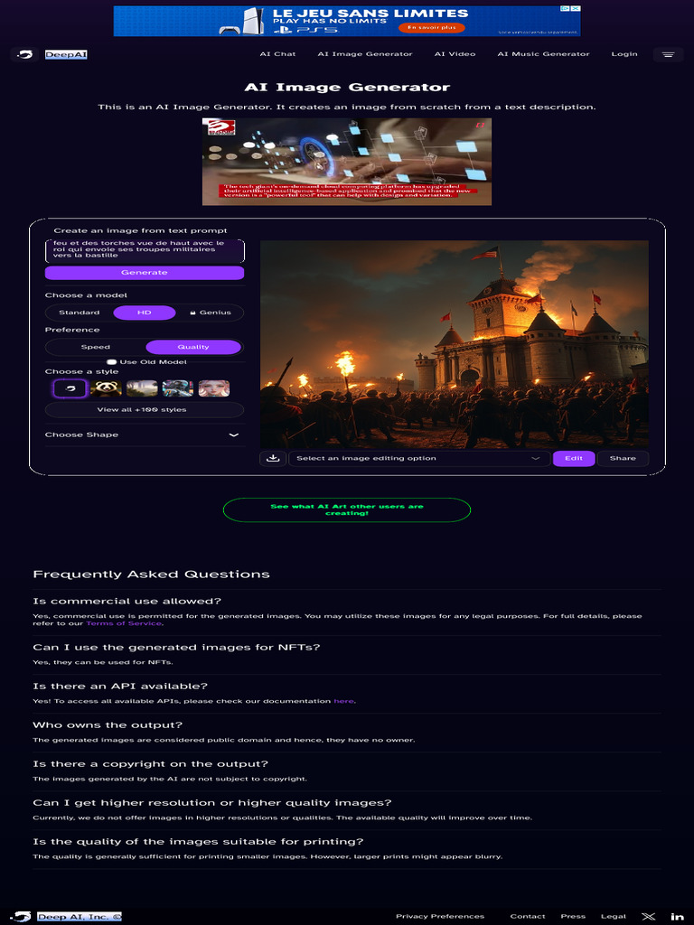 Ai Image Generator Pdf Artificial Intelligence Intelligence Ai