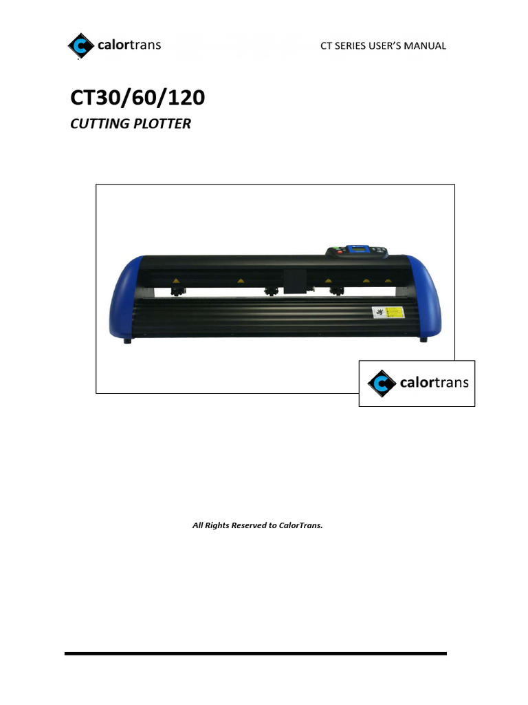 CalorTrans CT Cutters Vista-Win7 | PDF | Computing | Manufactured Goods