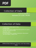 Class 11 Economics Chapter 2 Detailed Notes | PDF | Data | Questionnaire