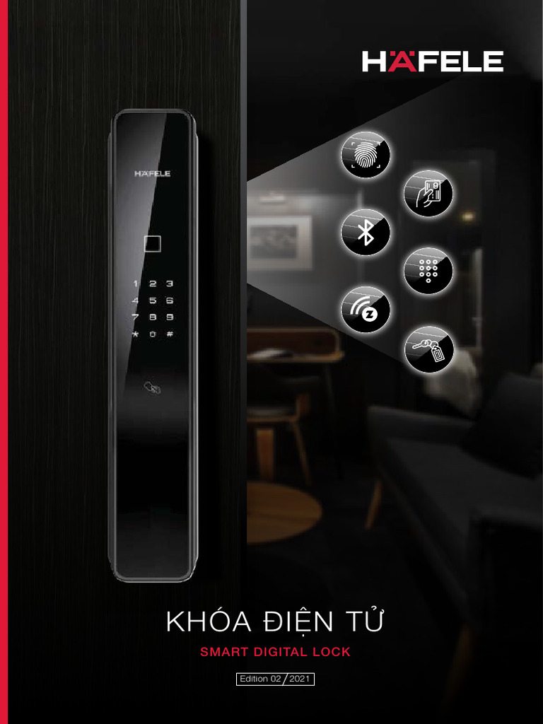 Catalogue Khoa Dien Tu Hafele | PDF
