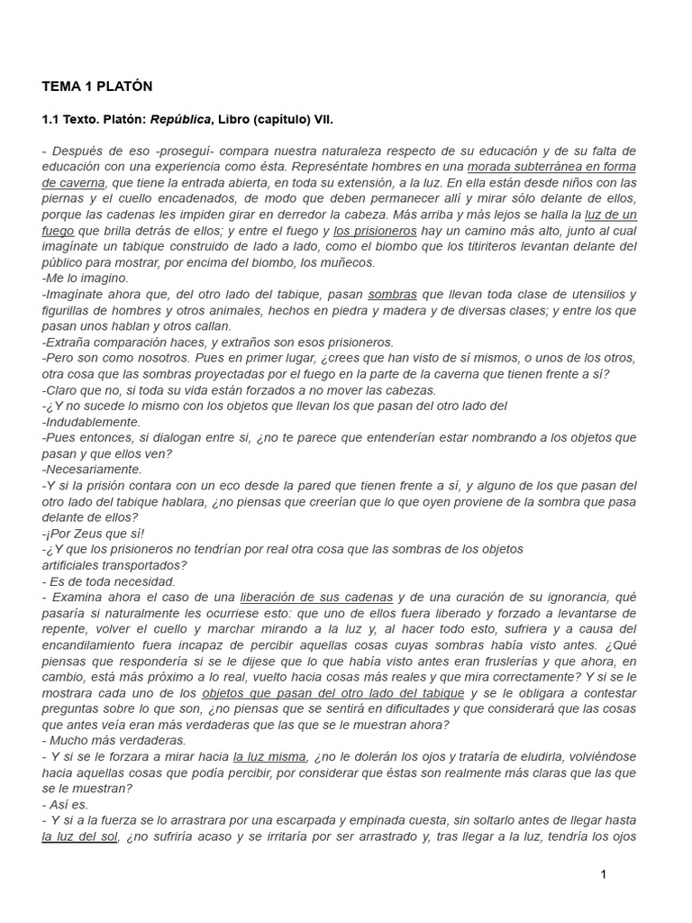 Lengua y Filo 2 Bach | PDF | Platón | Virtud