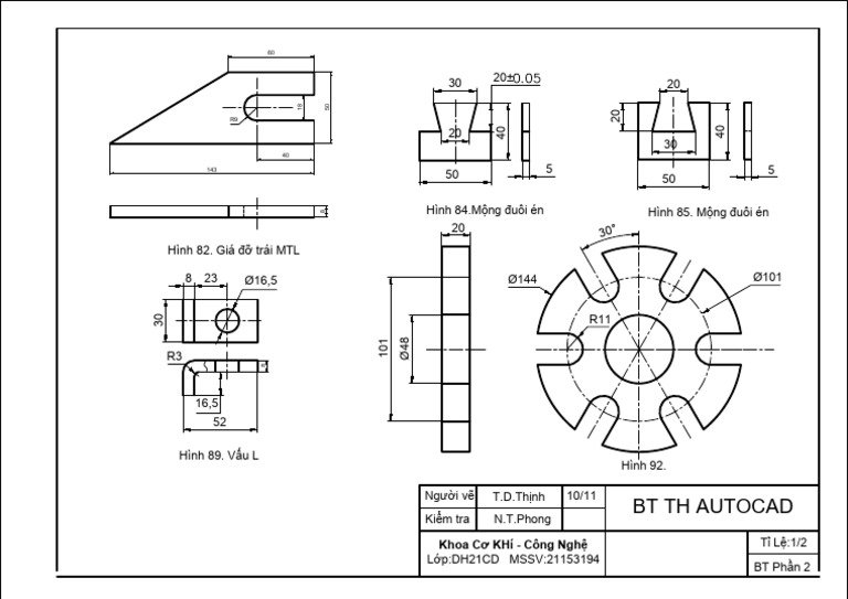 BT TH Autocad | PDF