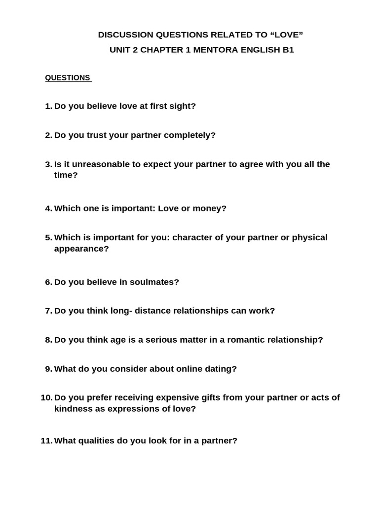 Unit 2 Discussion Questions | PDF