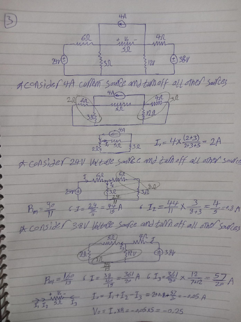 Superposition and Source Transformation | PDF
