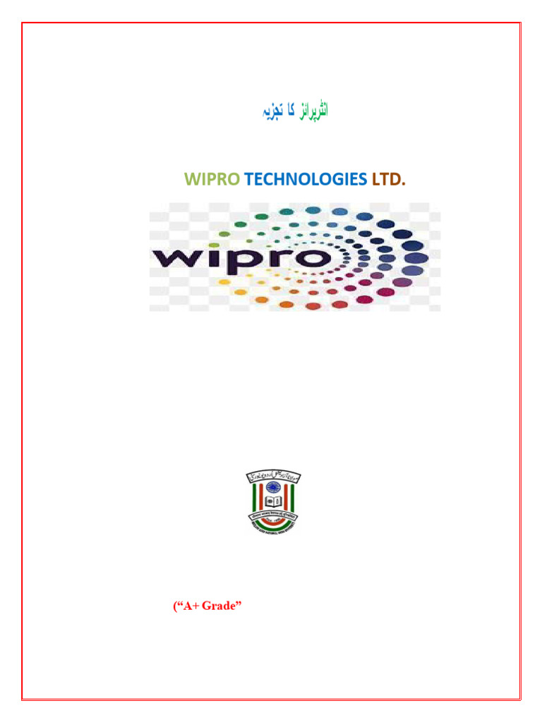 Wipro Technologies Enterprise Analysis | PDF | Quality Management | Outsourcing