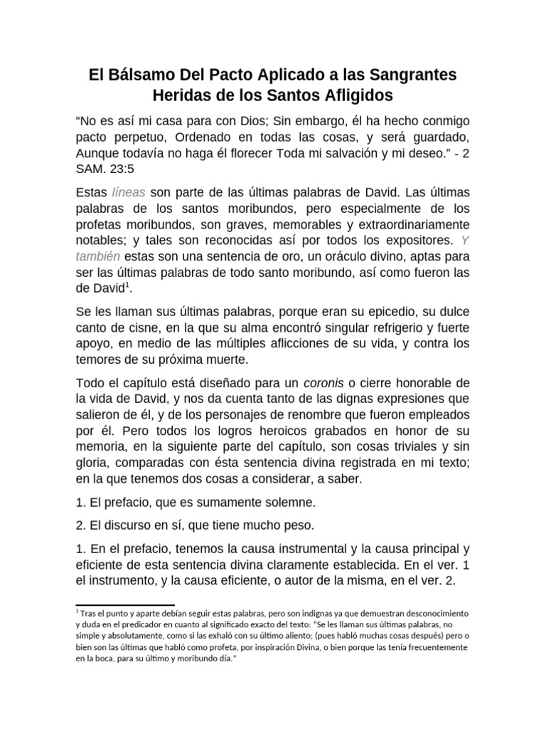 El Balsamo | PDF | La unción | Creencia religiosa y doctrina