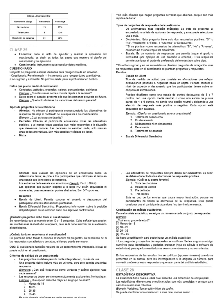 Repaso Exam | PDF | Muestreo (Estadísticas) | Cuestionario