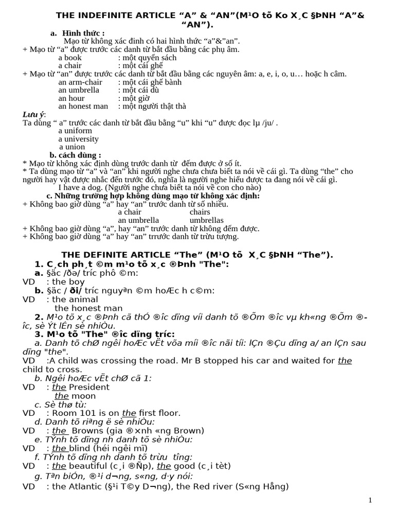 Bai Tap TN TL Ve Mao Tu Lethu | PDF