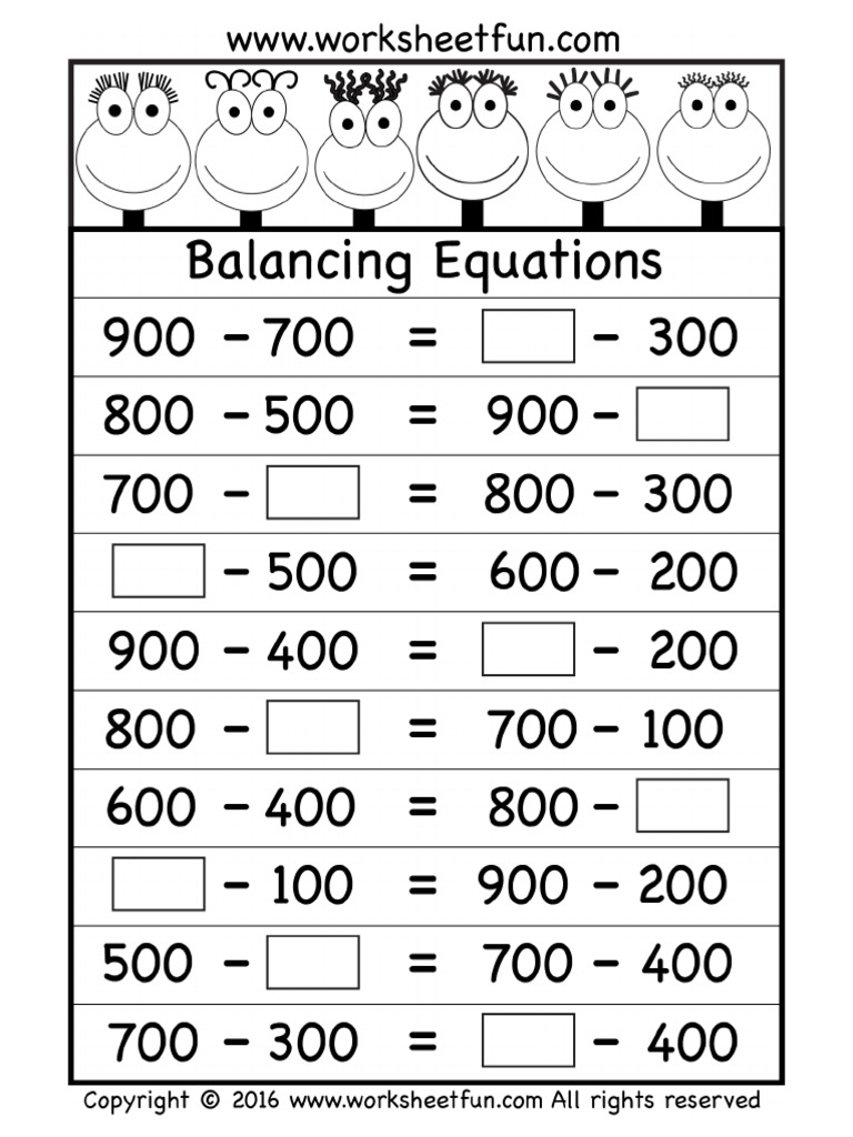 wfun16_balancing_equations_subtraction_T1_4 | PDF