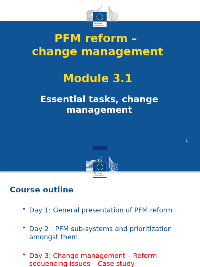 PFM Reform Change Management Guide | PDF | Capacity Building | Social ...