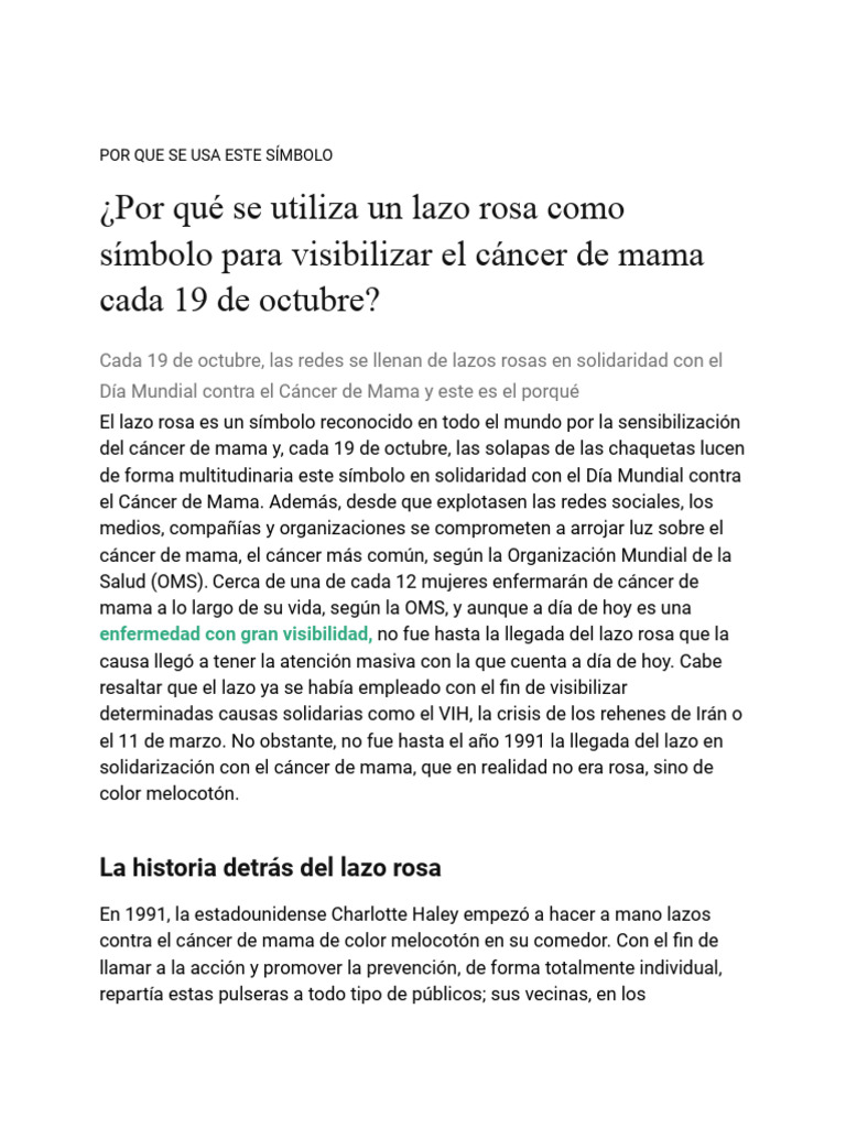 Lazo Rosa - Texto 1 | PDF