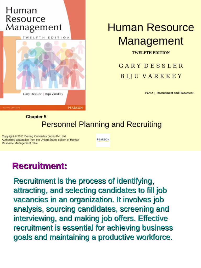 Chapter 5 (Recruiting) | PDF | Recruitment | Forecasting