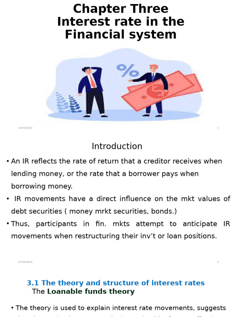 Financial Institution& Market | PDF | Interest | Economic Equilibrium