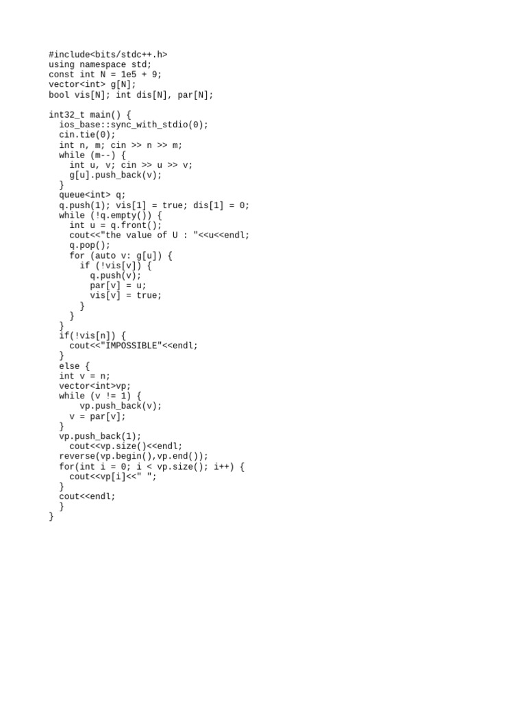 BFS_merged | PDF | Namespace | Algorithms BFS_merged | PDF | Namespace | Algorithms