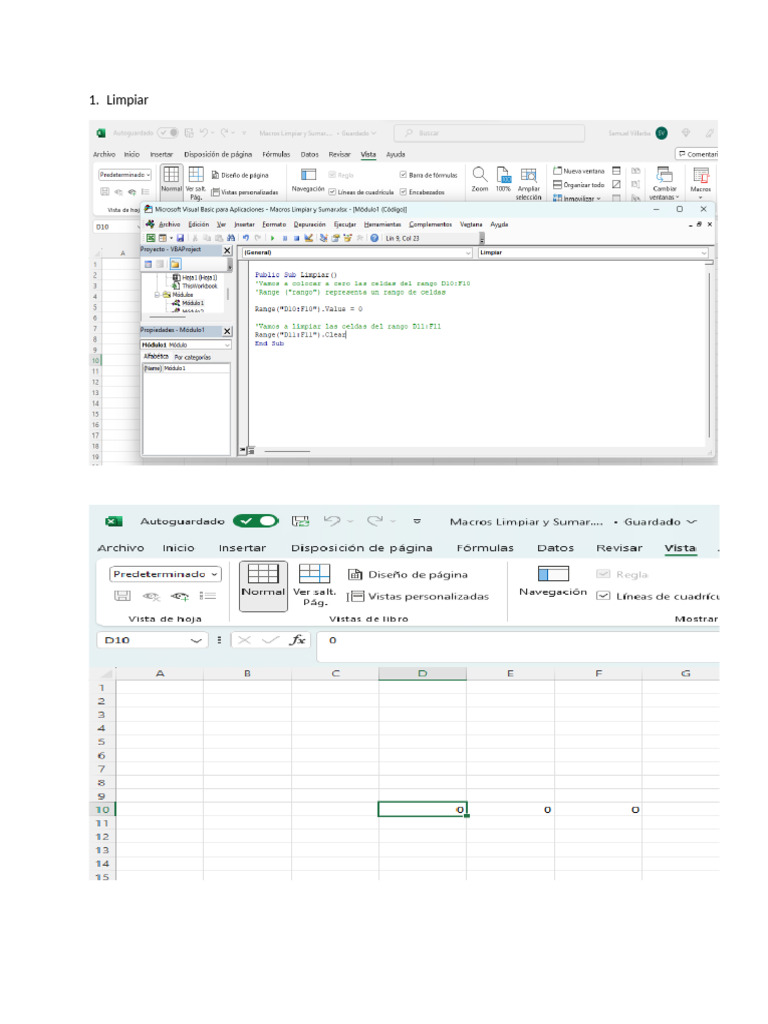 Excel Modulo 10 | PDF