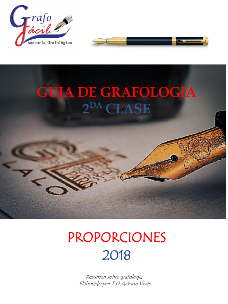 Guia Grafologia - 2 Proporciones - Grafo Facil | PDF | Grafología