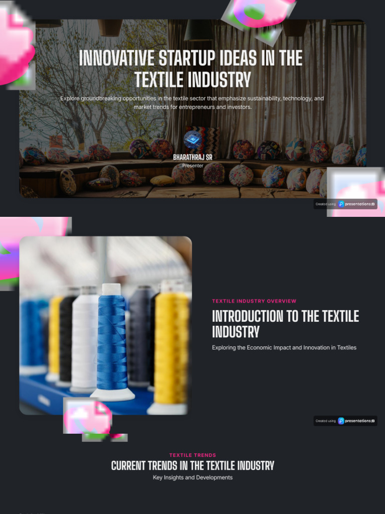 Innovative Startup Ideas in The Textile Industry | PDF