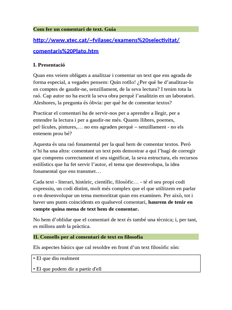 com-fer-un-comentari-de-text | PDF