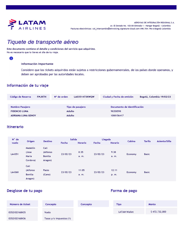 LA0351473KWQW-cda4660a-e62c-4c2a-ad78-1298c1053fc1-cuv.docx | PDF | aerolíneas | Pasajero