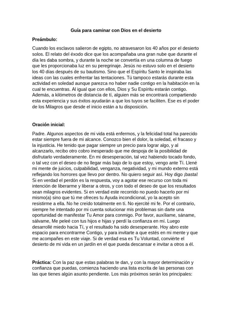 Guía para El Desierto | PDF | Verdad