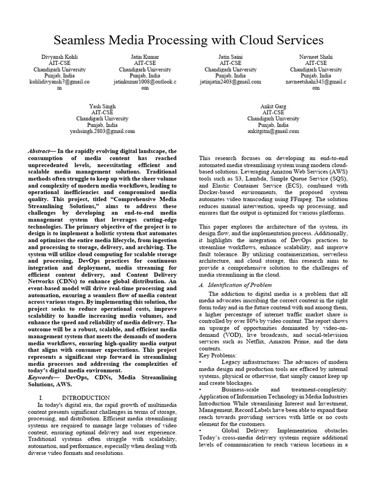 Seamless Cloud Research Paper Plag Report | PDF | Cloud Computing ...