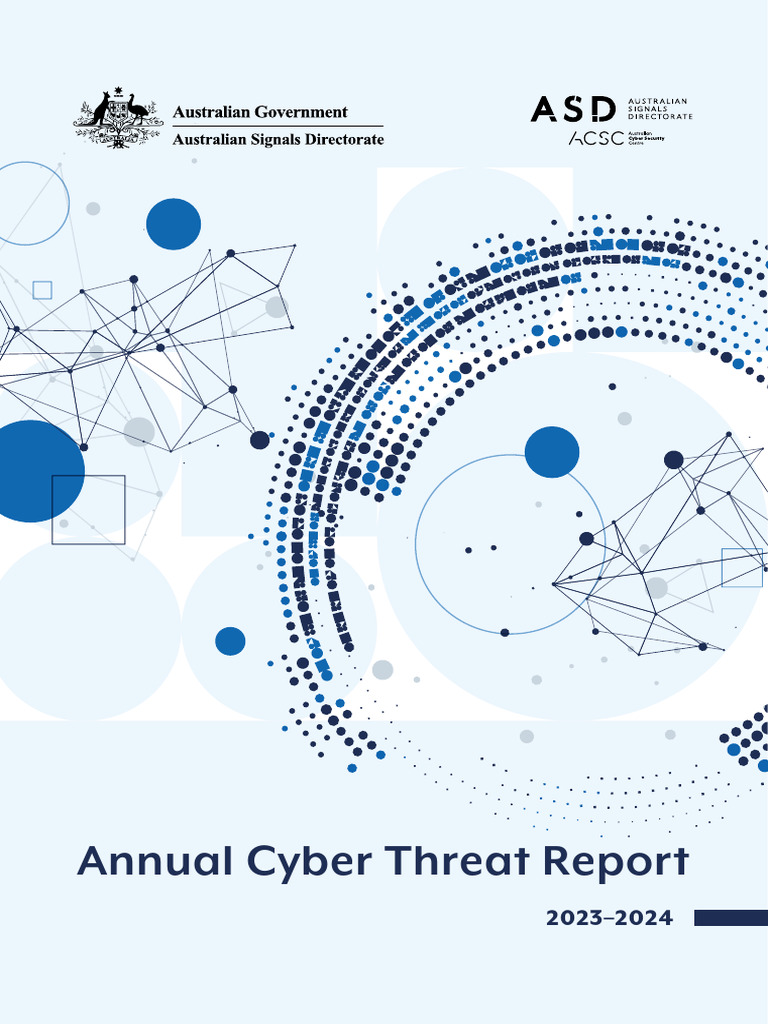 Annual Cyber Threat Report 2023–2024 | PDF | Cyberwarfare | Security
