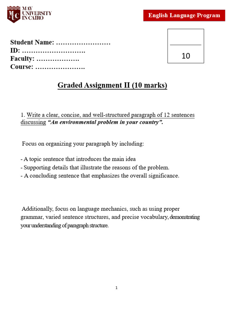 FALL2024 -GEN 101- Graded Assignment 2 | PDF | Cognition | Applied Linguistics