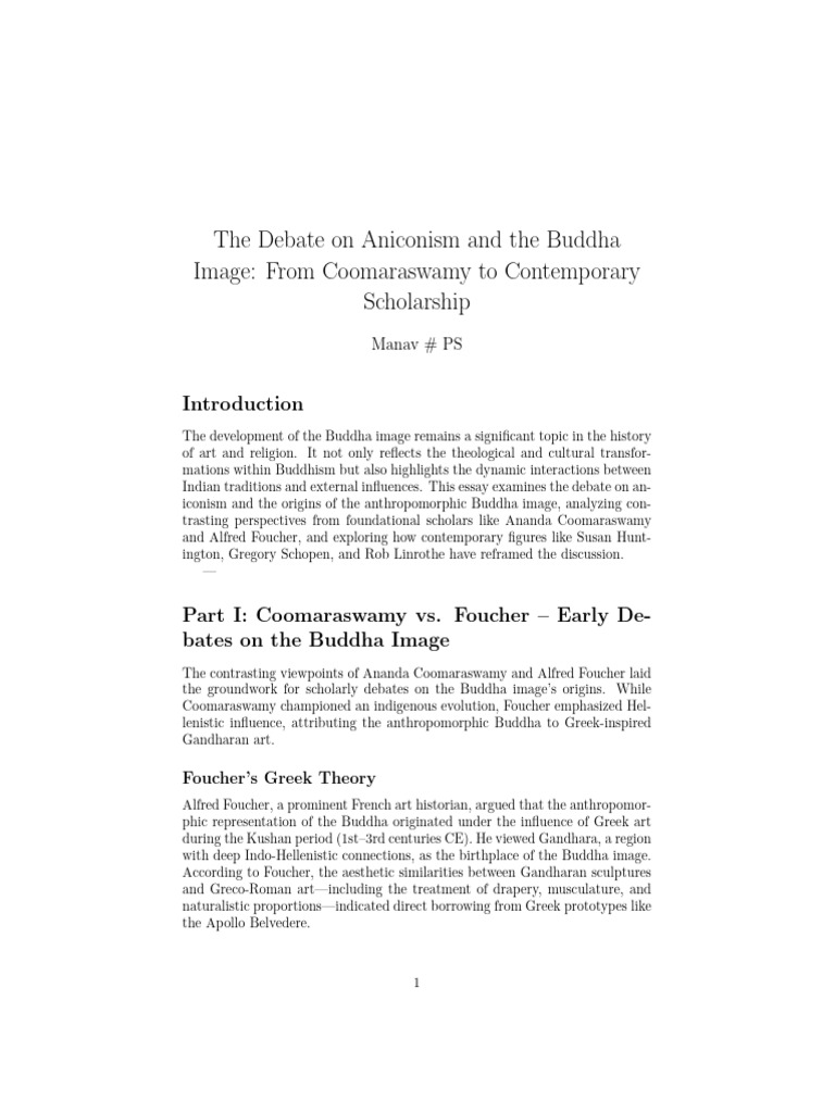 Aniconism_Debate (1) | PDF