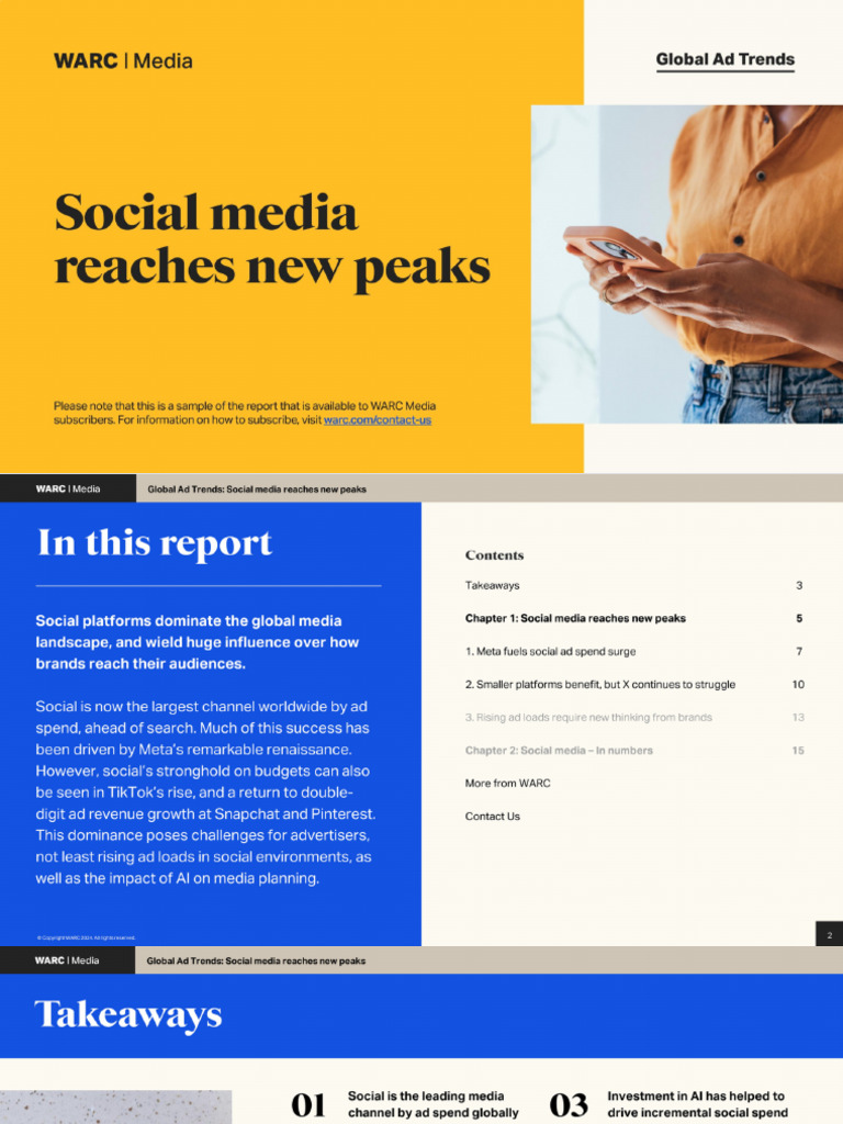 Global Ad Trends - Warc Media 2024 | PDF