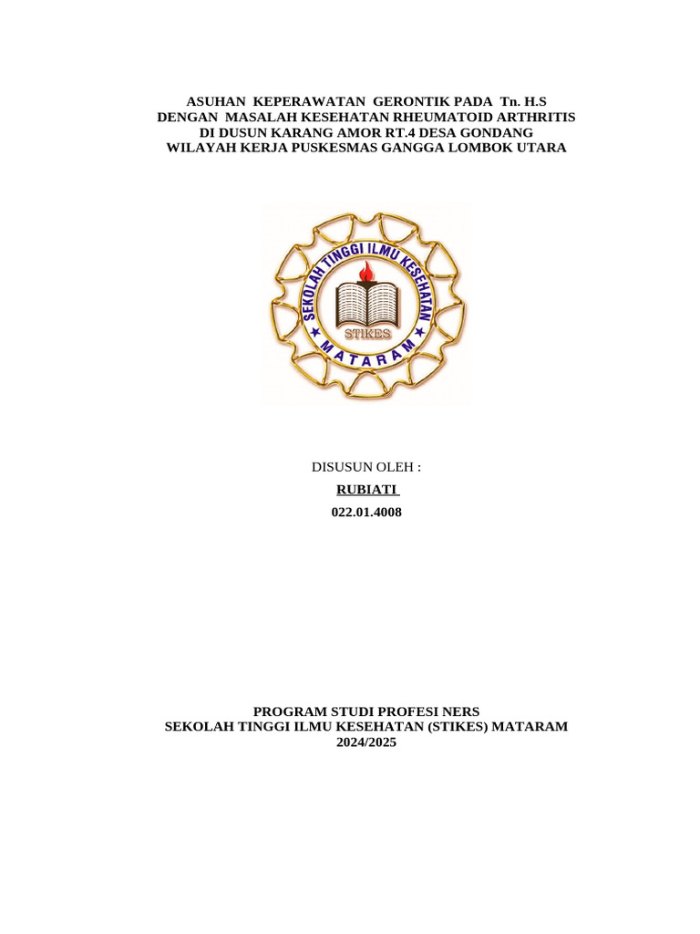 Askep GERONTIK | PDF