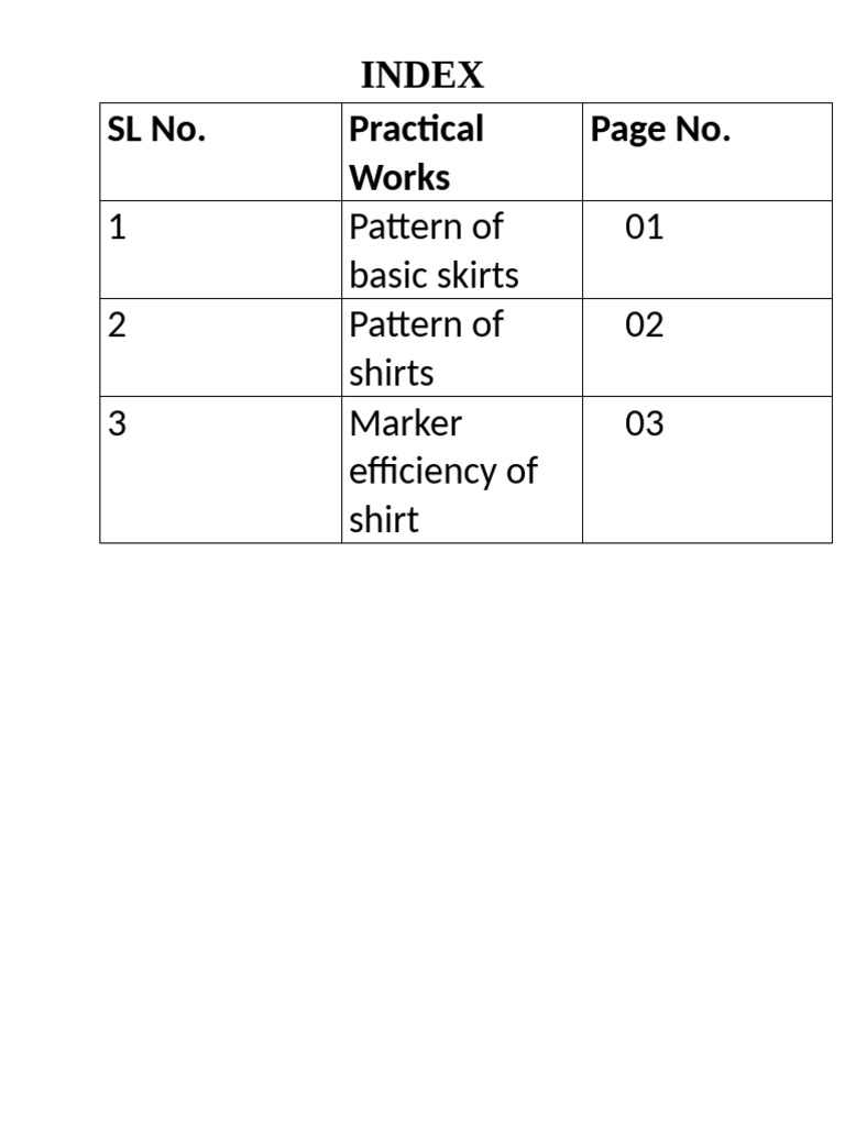 Index Cutting | PDF