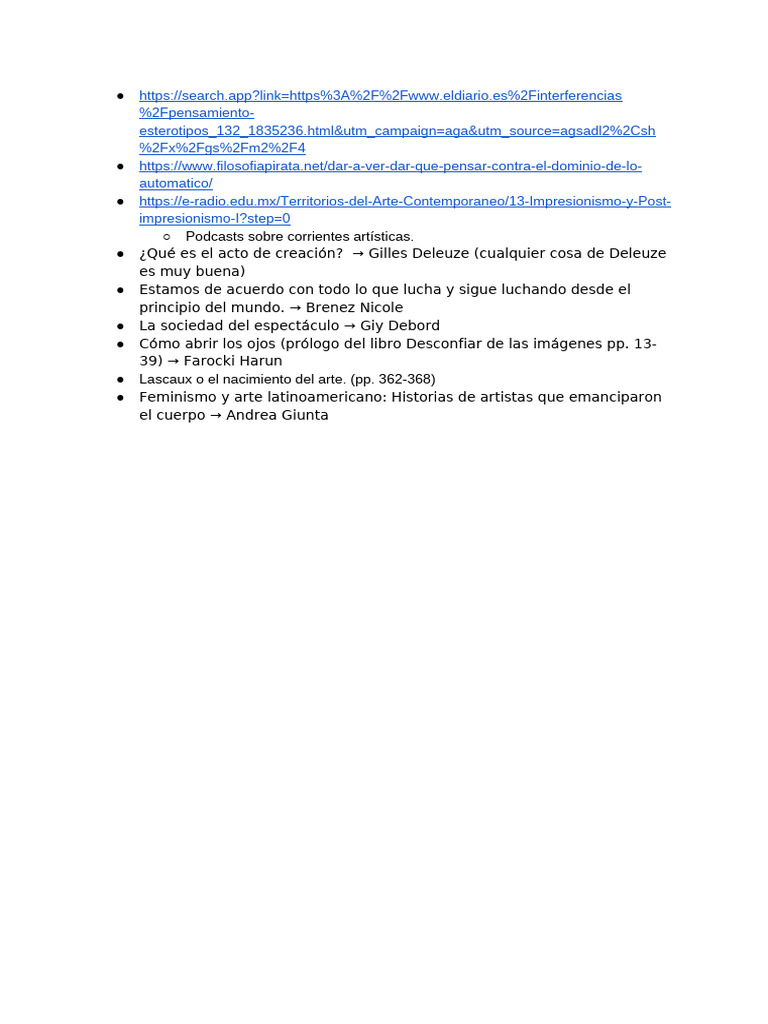 Lecturas Recomendadas | PDF