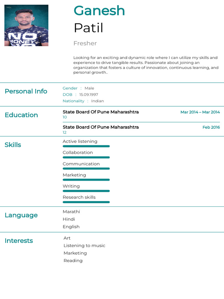 Ganesh Resume 988 | PDF