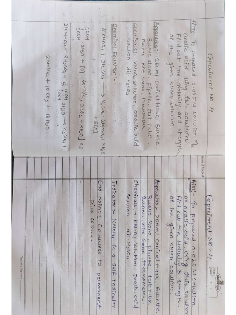 Experiments No - 4 | PDF