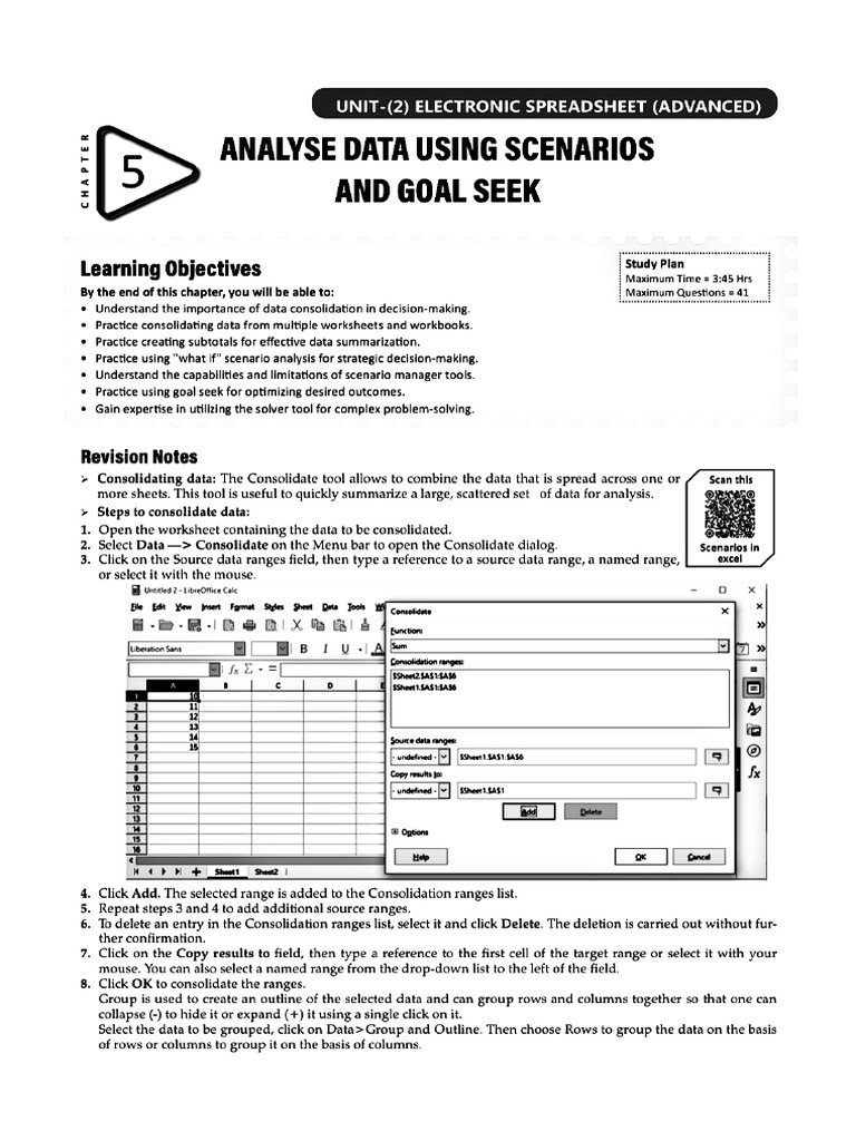 Electronic Spreadsheet | PDF