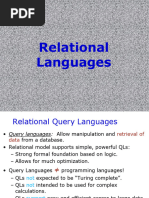 RelaX Relational Algebra Guide | PDF