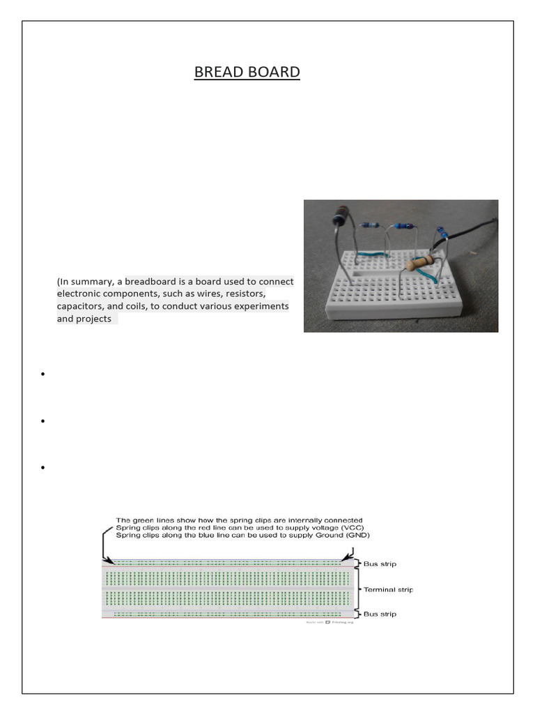 Breadboard Basics: Definition & Layout | PDF