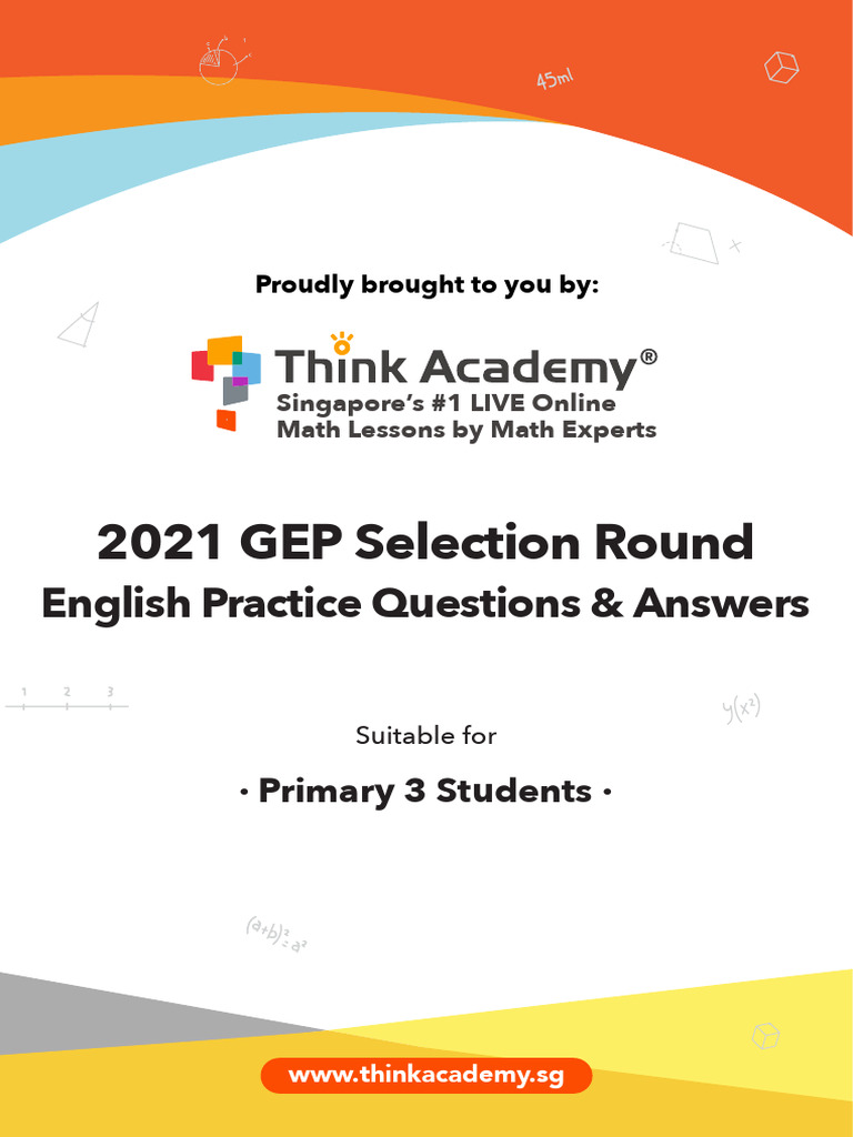 GEP English Practice for Primary 3 | PDF