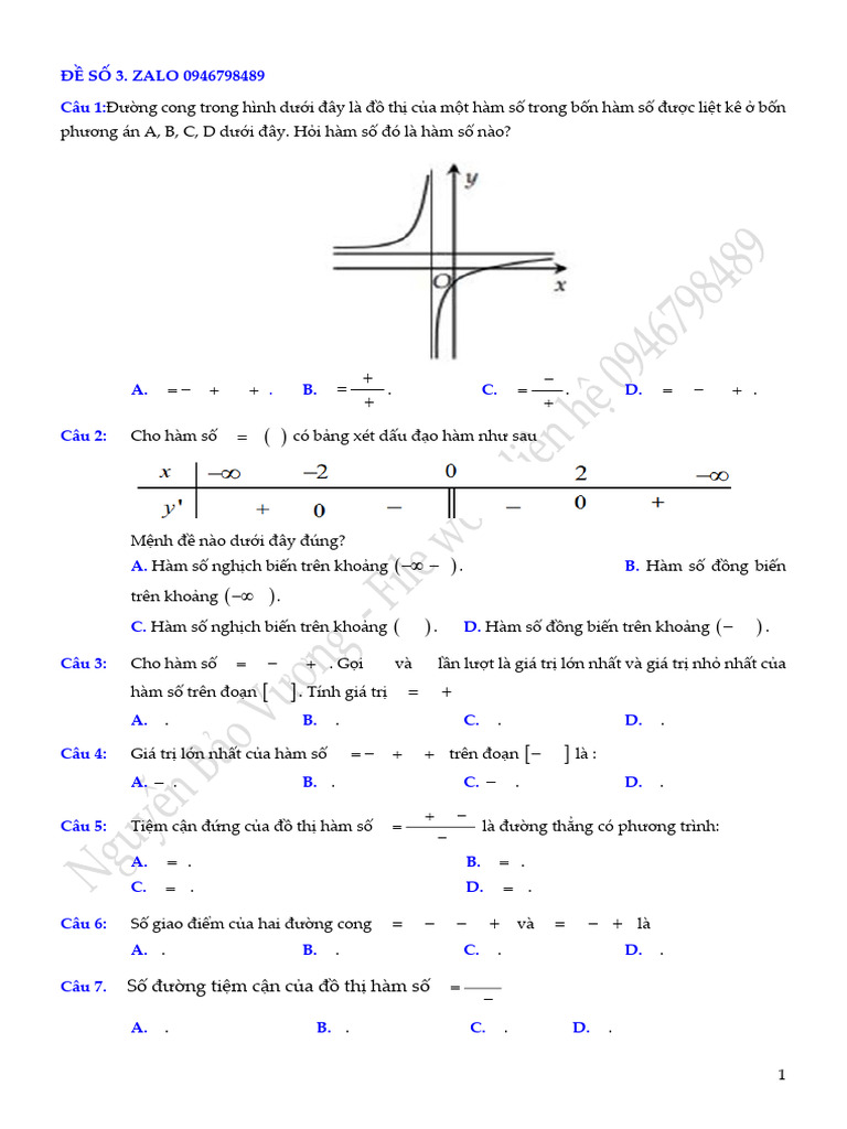 12-Kshs-Đề Số 3 | PDF