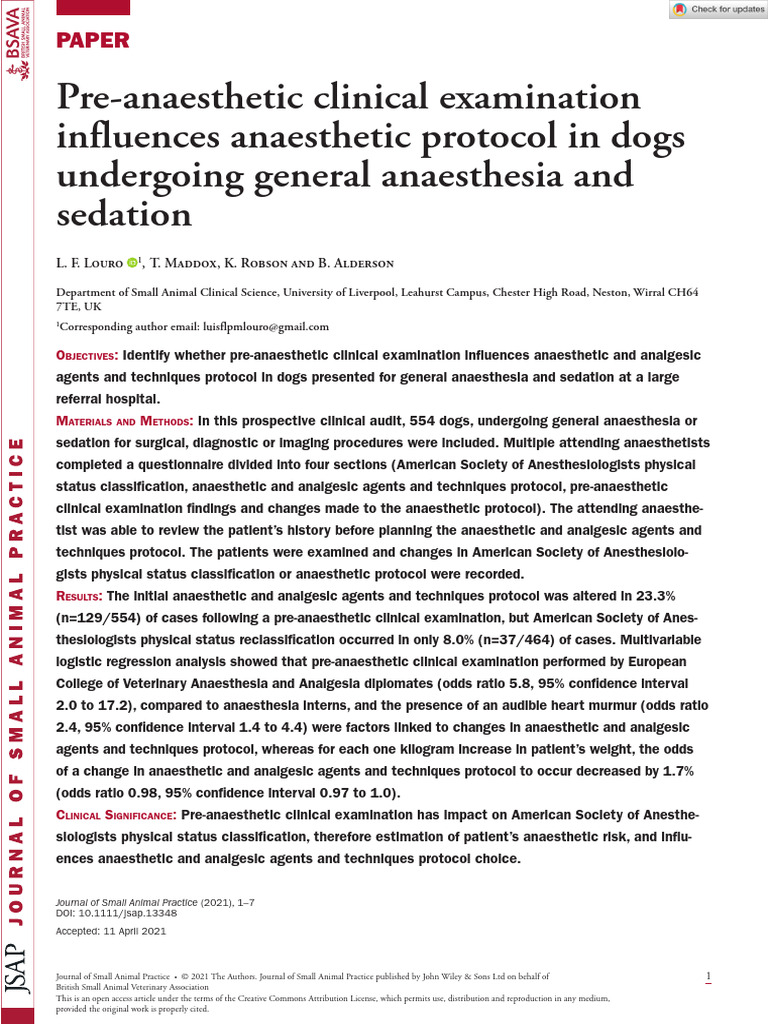 Pre-Anaesthetic Clinical Examination | PDF | Anesthesia | Comorbidity