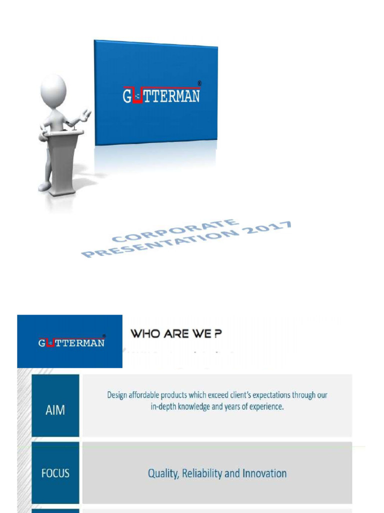 GUTTERMAN DRAIN Company Profile | PDF