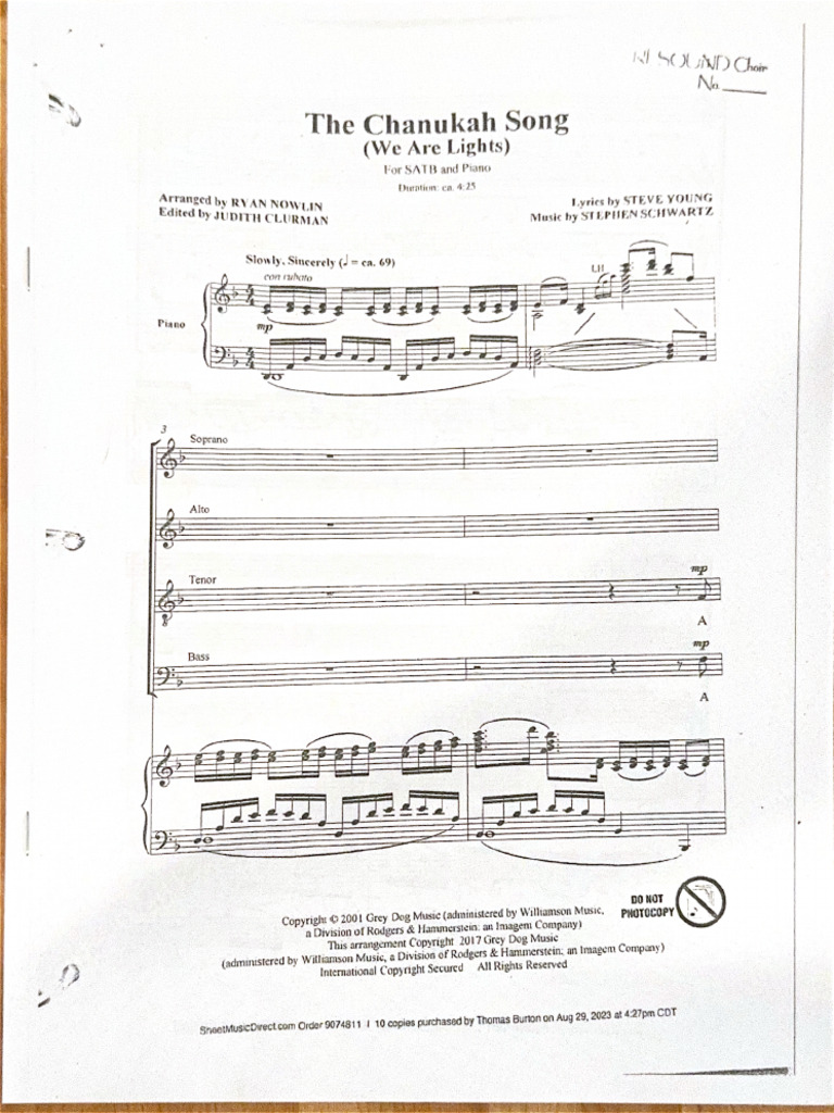 The Chanukah Song | PDF