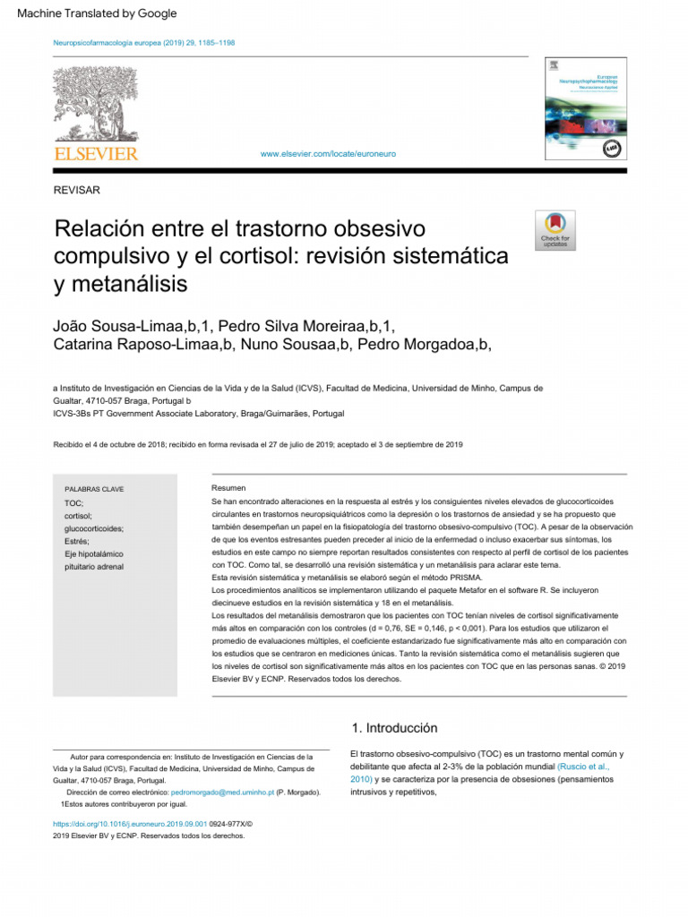 Ejemplo 4 RS TC | PDF | Desorden obsesivo compulsivo | Metaanálisis
