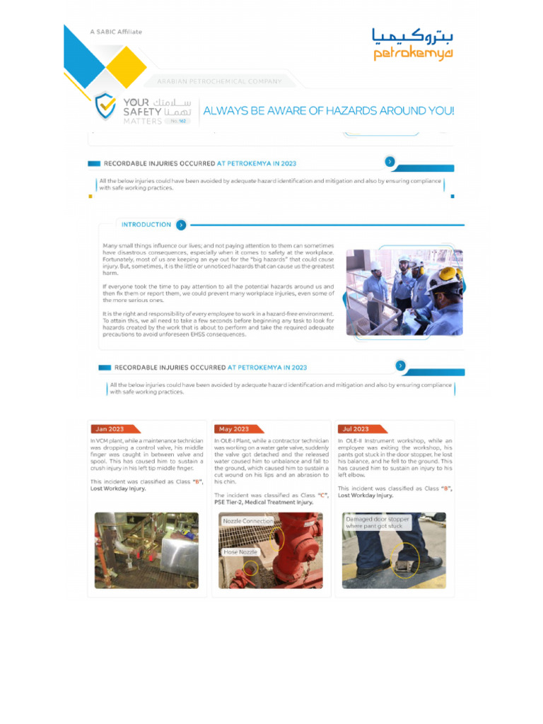 162 Always Be Aware of Hazard Around You | PDF