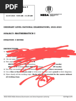 2023-2024 NESA Mathematics Exam Paper | PDF | Mathematics