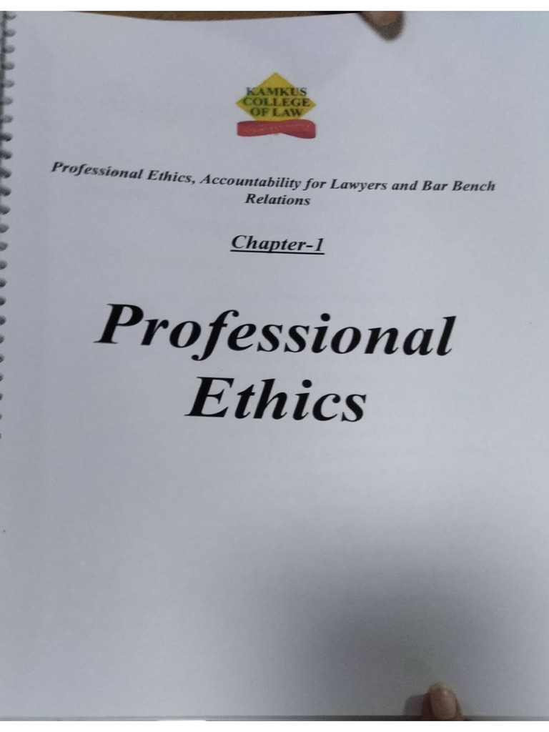 Professional Ethics... 2 | PDF